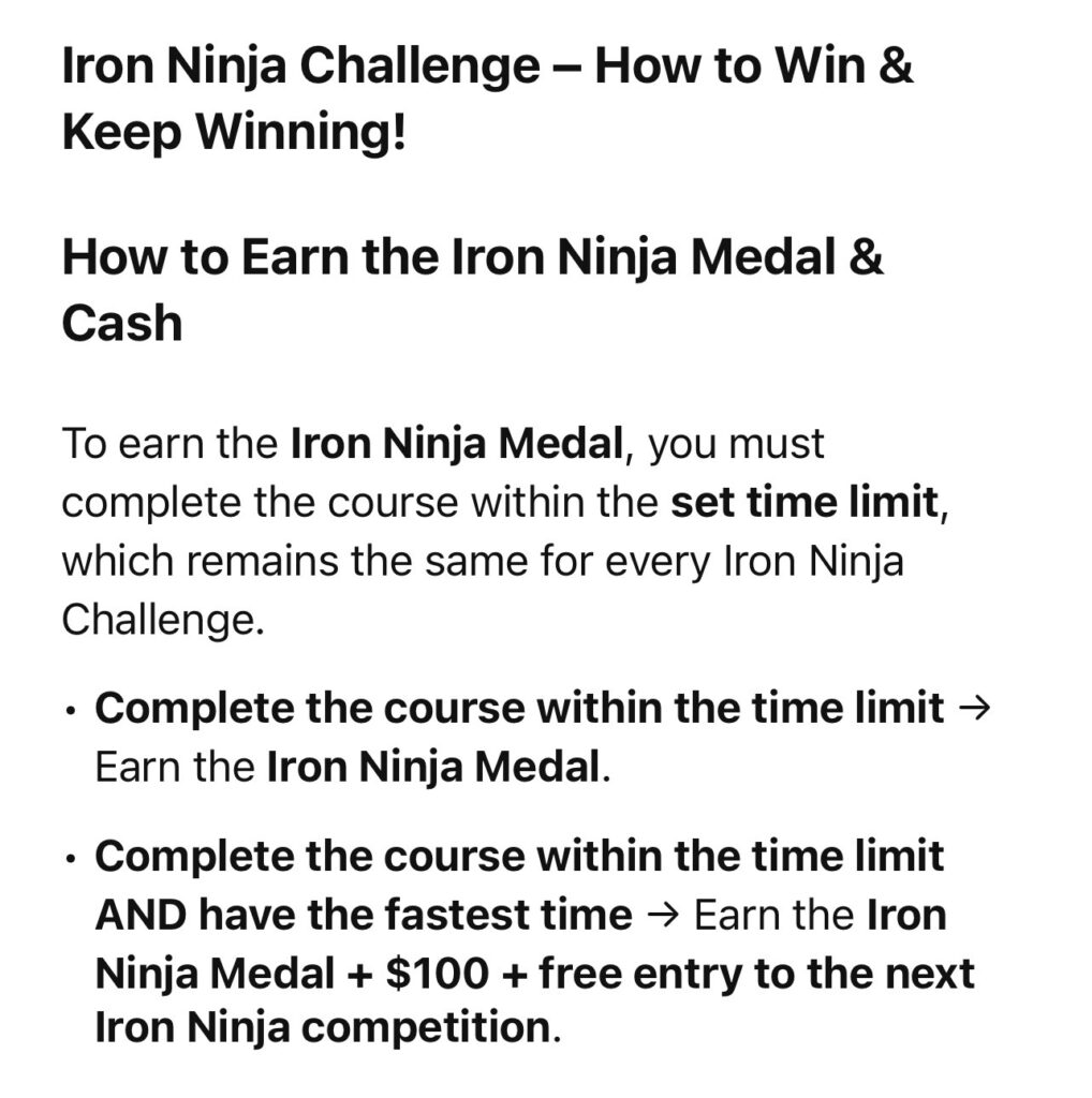 Iron Ninja Challenge - Beast Ninja